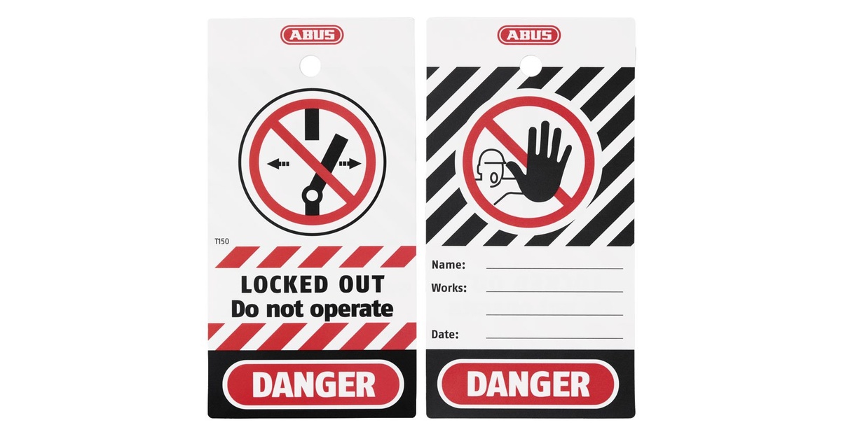 ABUS T150 TAG BIG LOCKOUT TAG | Tempus DOO